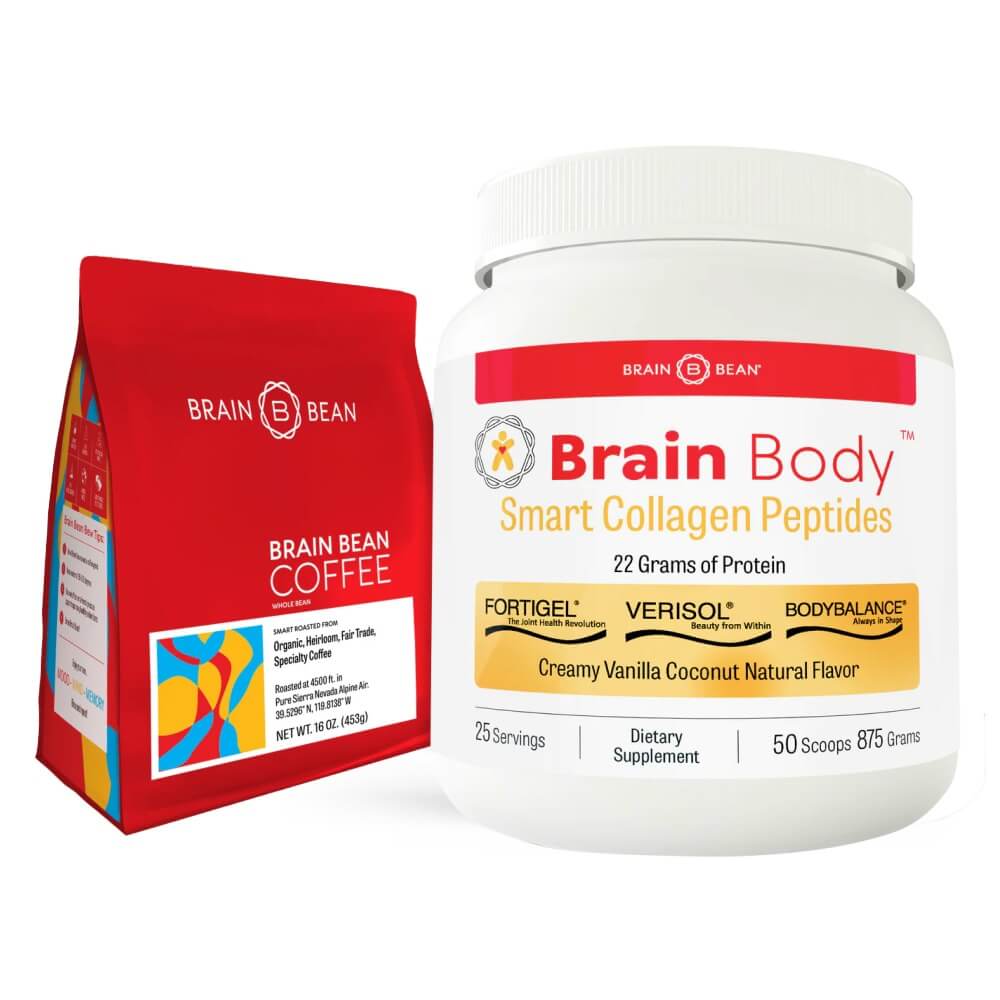 Brain Bean™ Coffee Duo - Smart Roasted Coffee + Patented Smart Collage